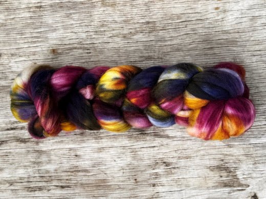 Silver, Roving, Wool Top Oh My! – Prosper Yarn